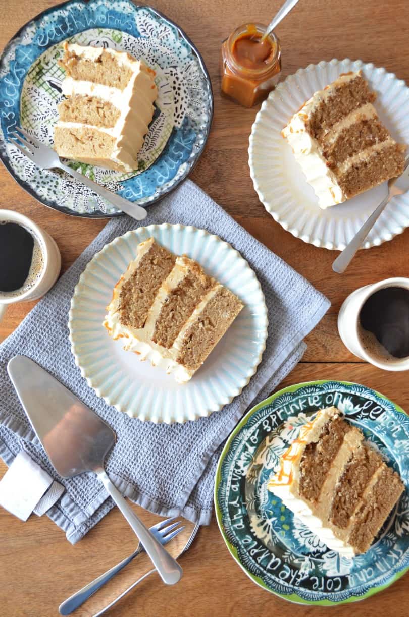 Caramel Macchiato Cake - Baking with Aimee.