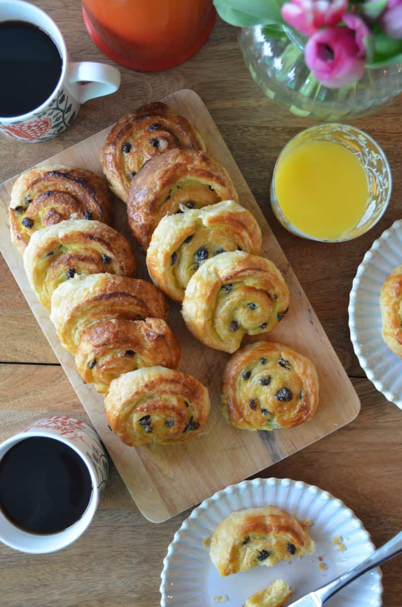 Pain Au Raisins - Baking with Aimee.