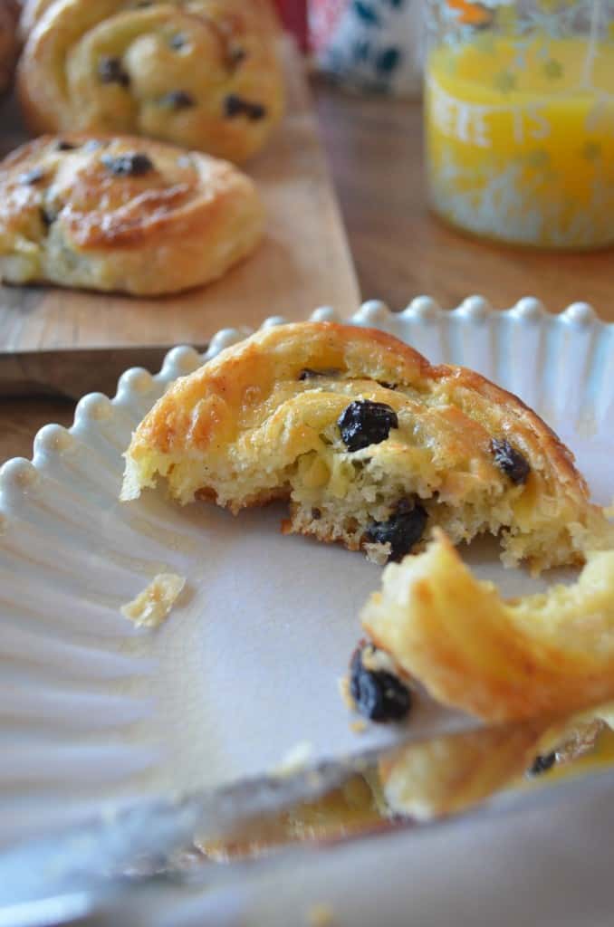 Pain Au Raisins - Baking with Aimee.