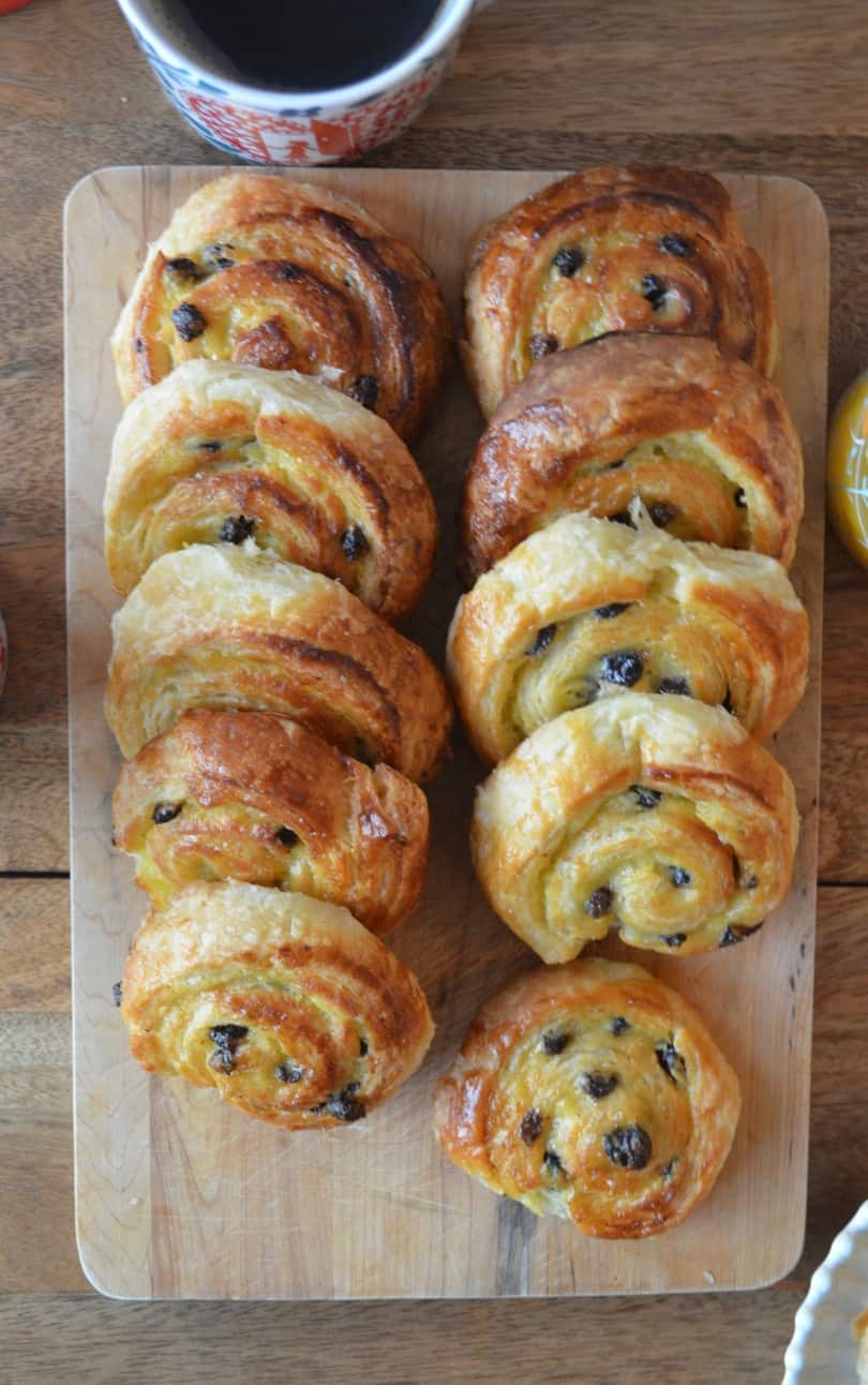 Pain Au Raisins - Baking with Aimee.