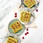 Raspberry, Pistachio and White Chocolate Cake - Baking with Aimee.