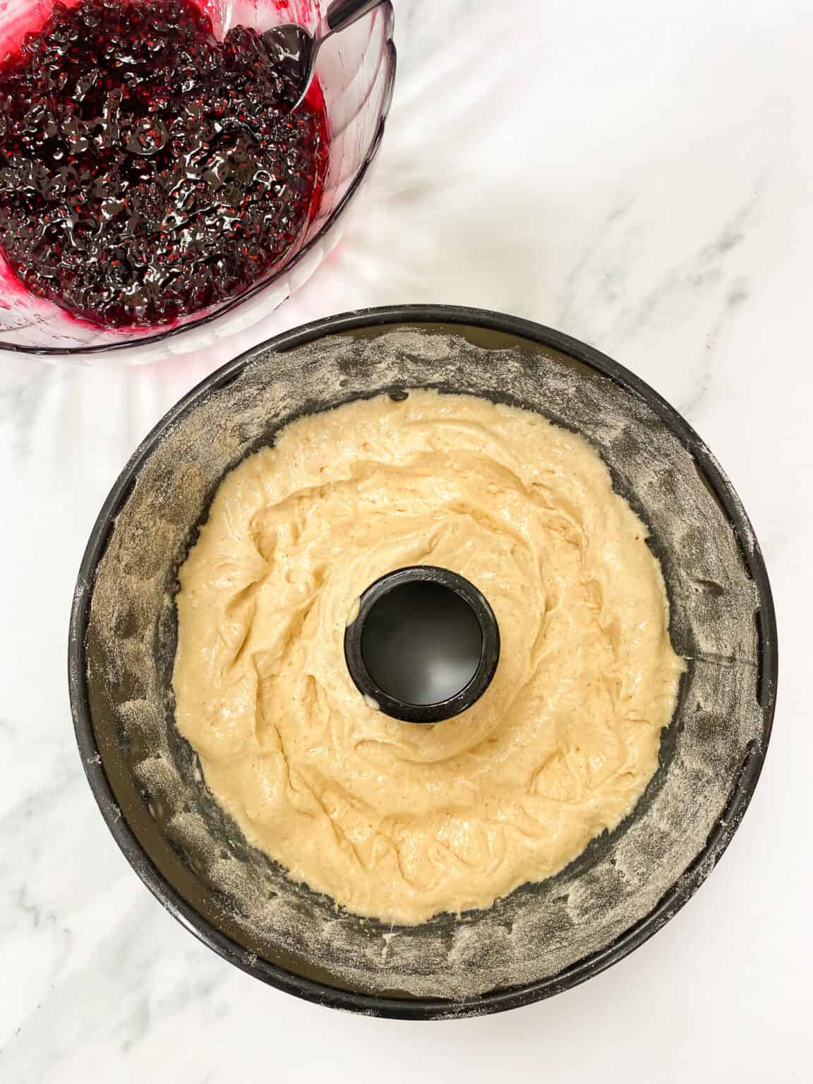 Blackberry Jam Cake - Baking with Aimee.
