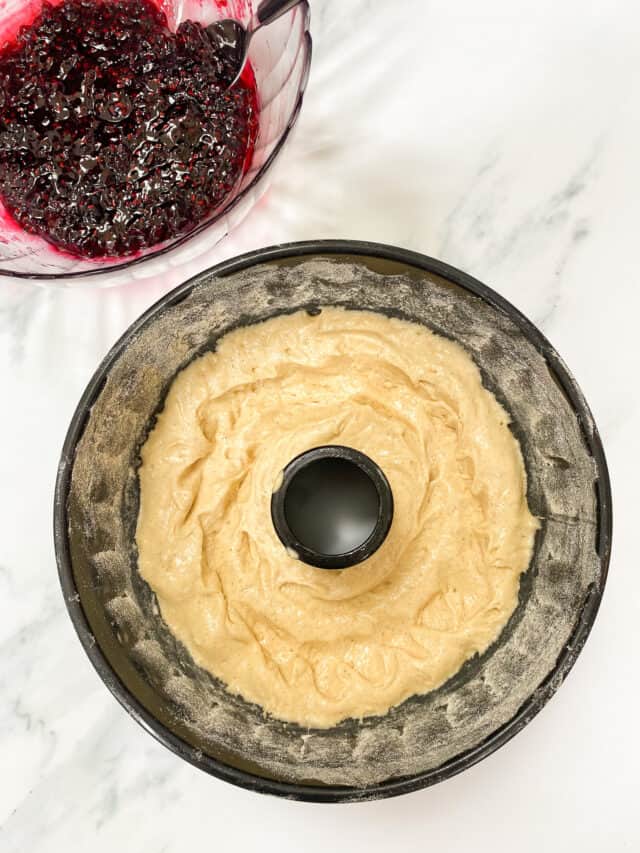 Blackberry Jam Cake - Baking with Aimee.