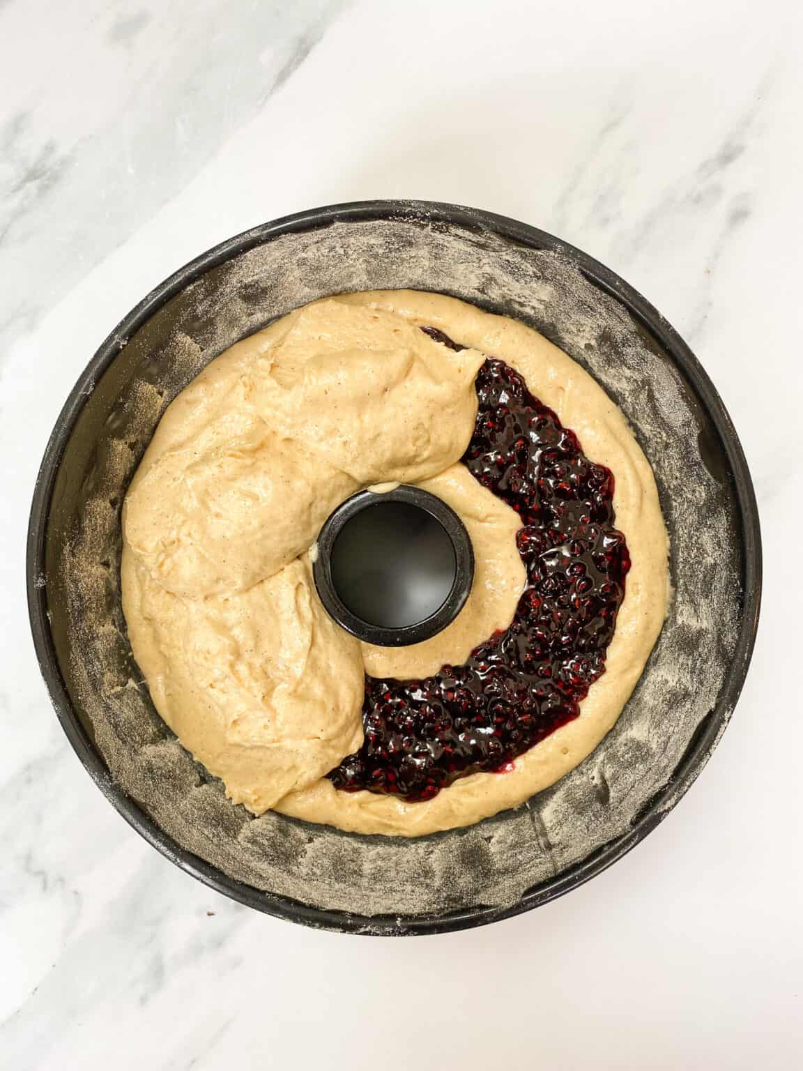Blackberry Jam Cake - Baking with Aimee.
