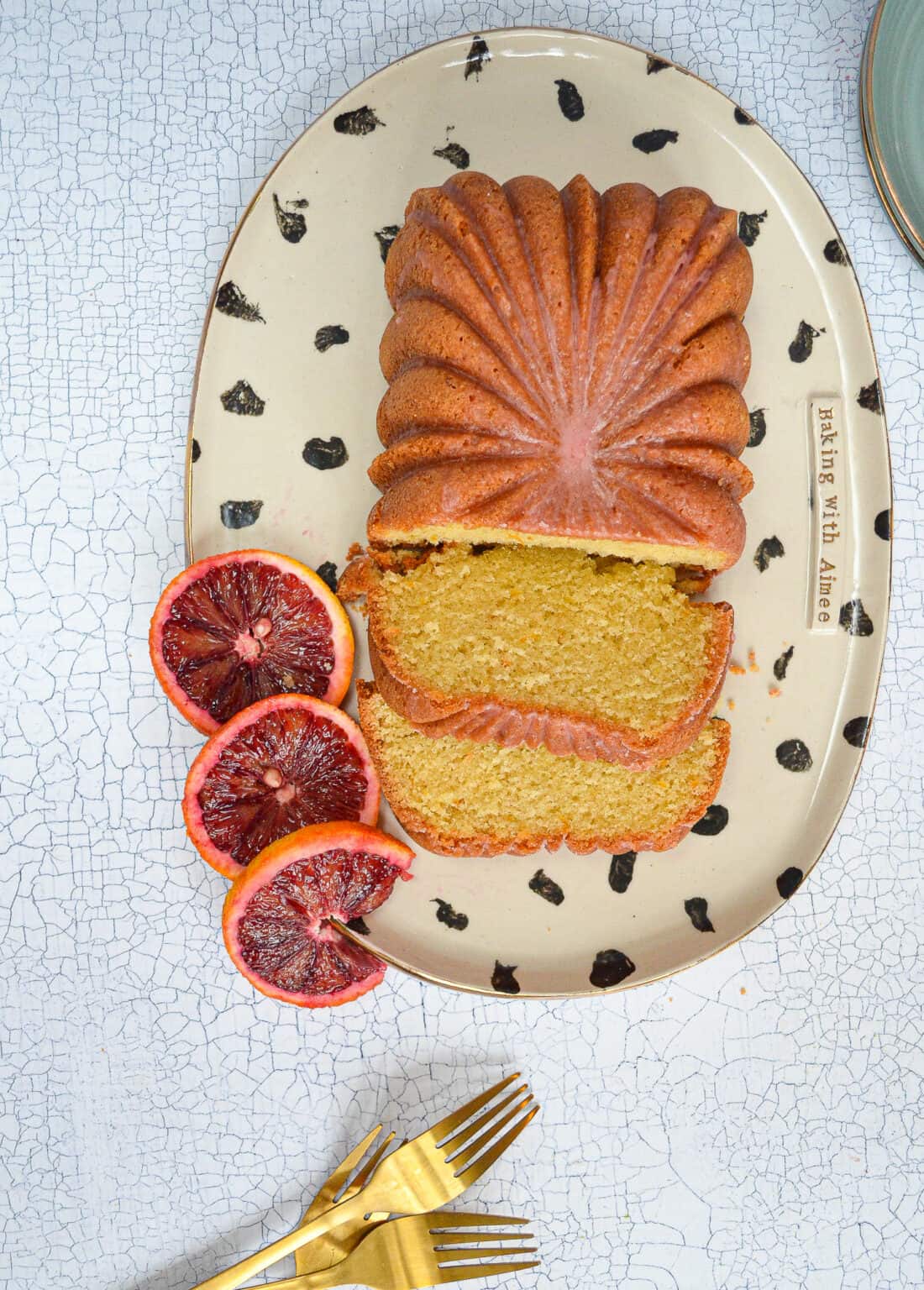Blood Orange Loaf Cake - Baking with Aimee.